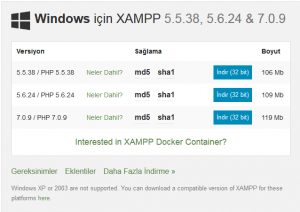 XAMPP Server Kurulumu - GecBunlari
