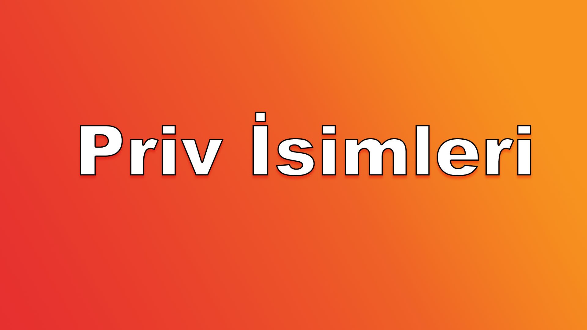 Priv simleri GecBunlari