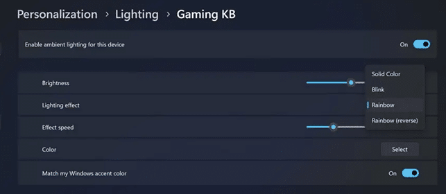 Windows 11 ile RGB Kontrol Güncellemesi Sonunda Geliyor! - GecBunlari